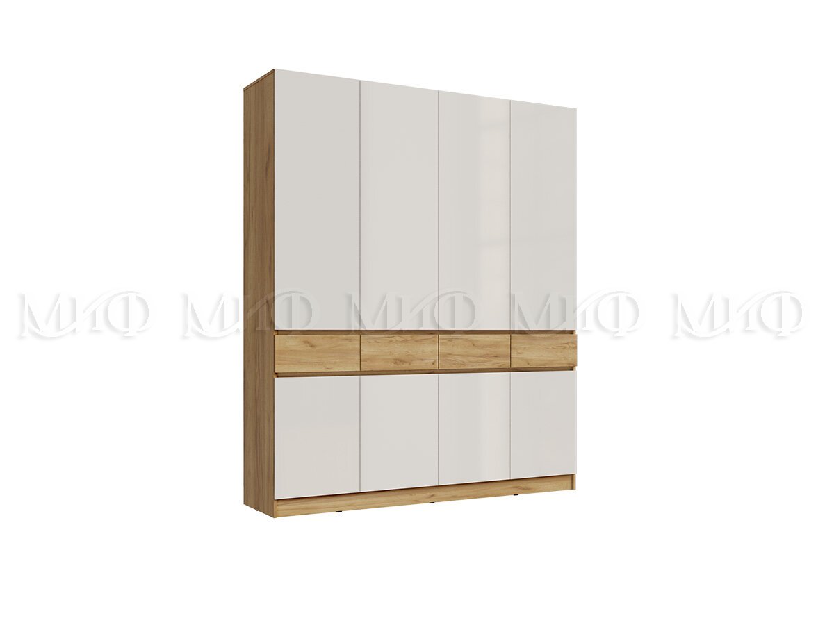 Роджина Шкаф 4 х дв ЛДСП купить в Новосибирске Финист мебель